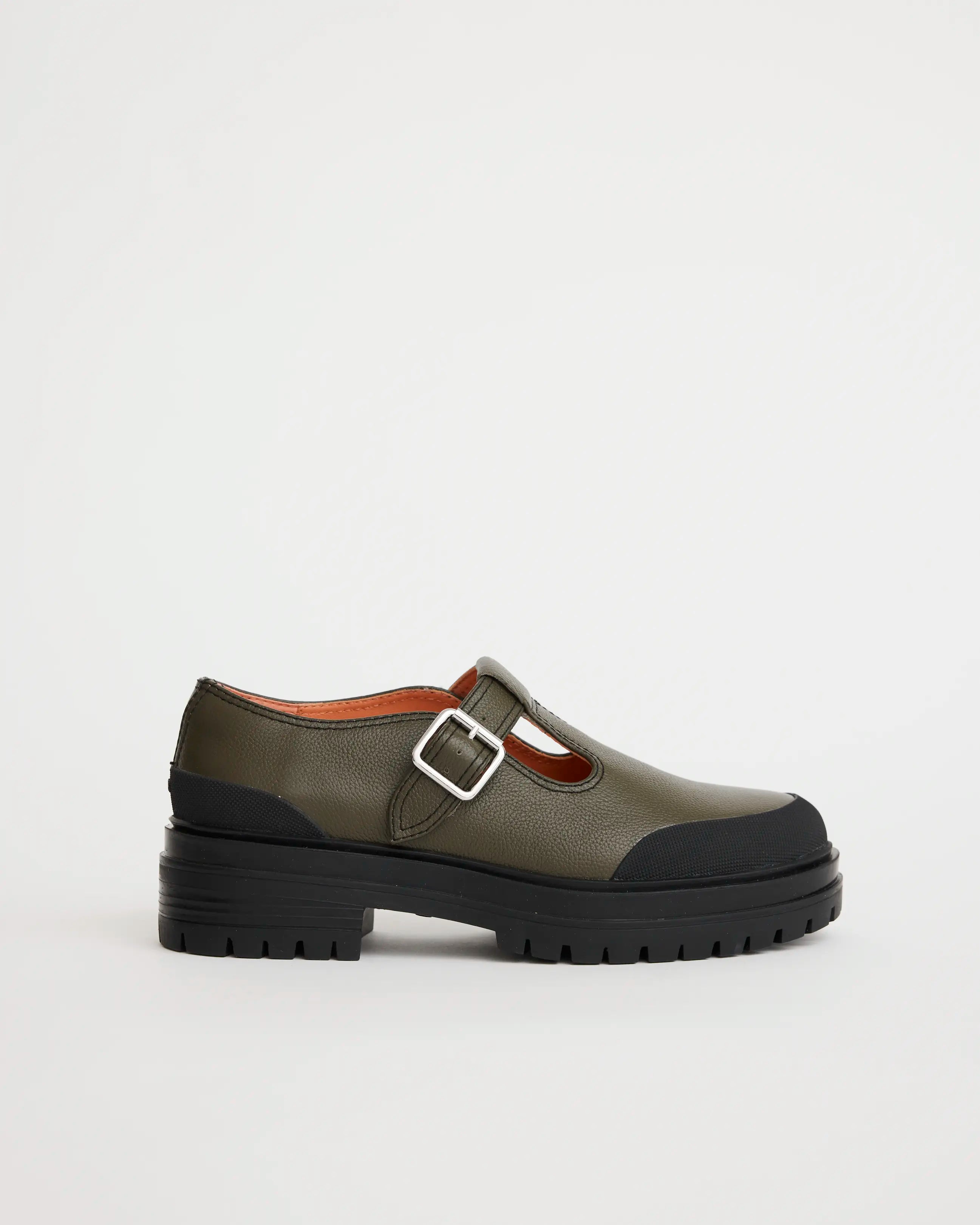 Icehouse Street: T-Bar Shoes in Pickle Leather